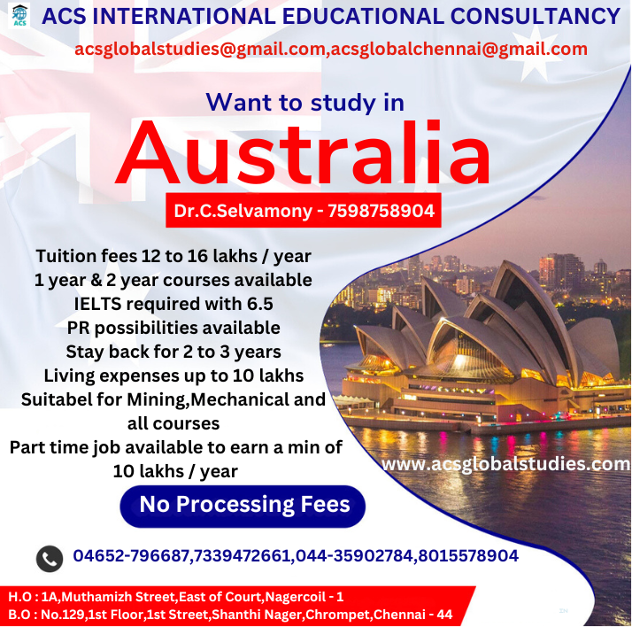 ACS Global Studies | Nagercoil | Chennai